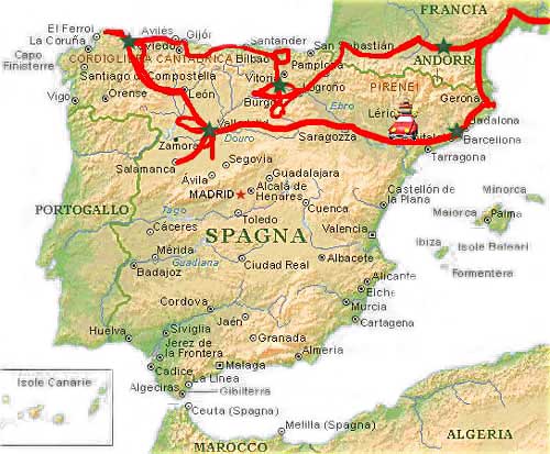 Cartina Stradale Spagna Del Sud Cartina Stradale Spagna Del Sud